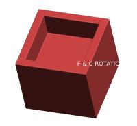 China Rotational Molding Cube Flower Pot Mold, Flower Pot Mould for sale