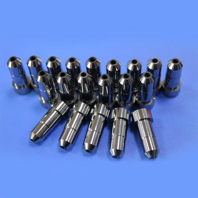 China Tungsten Carbide Hot Runner Nozzle for Plastic Injection Molding - 58.95mm Length with 45° Angle Design and 0.005 Concentricity for sale