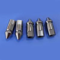 China Anti-Corrosion Tungsten Carbide Spray Nozzle with 6x φ0.8mm Holes and M10 Thread for Submarine Pipeline Cleaning for sale