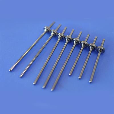 China High Precision Tungsten Carbide Pin φ5xφ3xφ1.5 Mirror Polished Ra0.1 for Glue Dispenser for sale