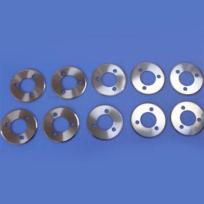 China Customized Precision Tungsten Steel Blade Round Shape High Hardness 0.6um Subfine Grain for sale