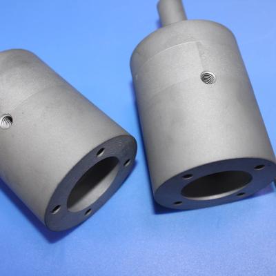 China Preforming Process Plain Tungsten Carbide Parts with Internal Threads - 92 HRA Hardness for Industrial Applications for sale