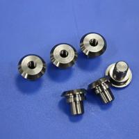 China Precision Tungsten Carbide Button with 5mm Bore M3 Thread and Flatness 0.05 for Tooling & Fixturing for sale