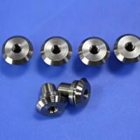 China Precision Tungsten Carbide Button with 5mm Bore M3 Thread and Flatness 0.05 for Tooling & Fixturing for sale
