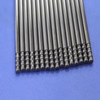 China 375mm Length Tungsten Carbide Valve Pin with Spherical Tip R1.5mm for High Wear Resistance in Hot Runner Systems for sale
