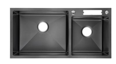 China Maximum Workspace Handmade Kitchen Stainless Steel Sink 900 x 500 mm for sale