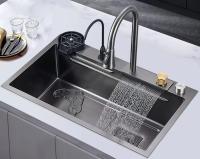 China Kitchen Stainless Steel Single Bowl Sink 750 X 450 mm Topmount Installation for sale