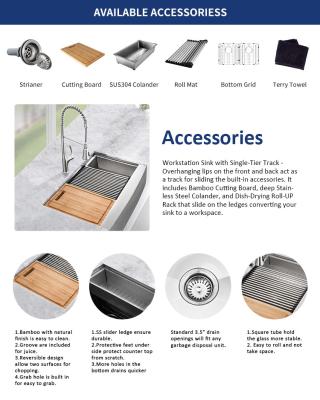 China 18 Gauge Handmade Kitchen Sink Apron Install Double Bowl Undermount for sale