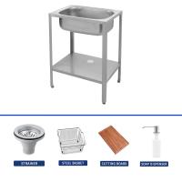 China Gold Stainless Steel Single Bowl Sink Add A Touch Of Luxury To Your Kitchen for sale