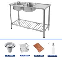 China Silver Apron Stainless Steel Kitchen Sink Ideal Addition to Your Kitchen for sale