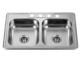 China 304 Stainless Steel Kitchen Sink with Double Bowl Modern and Sleek Design for sale