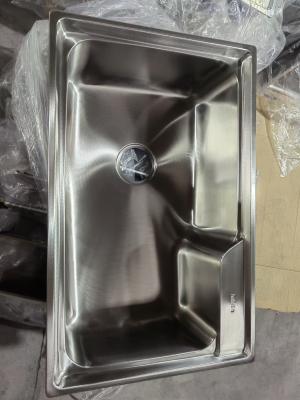 China OEM Topmount Kitchen Sink with Rear Drain Location and Double Basins in OEM Size for sale