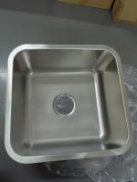 China 41*41cm Square Stainless Steel Single Bowl Sink Undermount for sale