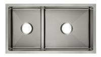 China 30 Inch Undermount Kitchen Sink in Brushed Stainless Steel for Industrial Kitchen for sale