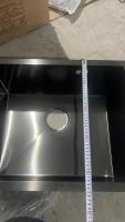 China Stainless Steel Kitchen Single Bowl Sink With Easy To Clean Drainer And Durable Material for sale