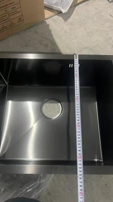 China Stainless Steel Kitchen Single Bowl Sink With Easy To Clean Drainer And Durable Material for sale
