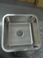 China Apron Stainless Steel Kitchen Single Bowl Sink Square Shape And Corrosion-Resistant Drainer for sale