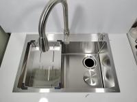 China Topmount Installation Stainless Steel Single Bowl Sink For Square Kitchen Renovation for sale