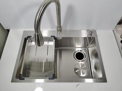 China Topmount Installation Stainless Steel Single Bowl Sink For Square Kitchen Renovation for sale