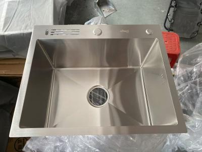 China K-20000 Topmount Kitchen Sink with 1 Faucet Hole and Bowl Depth of 21cm for sale