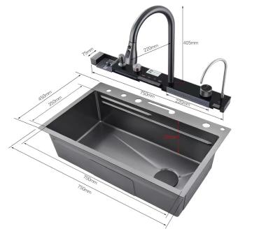 China Topmount Kitchen Sink for 36 Inch Cabinet 21cm Bowl Depth 3 Faucet Holes and More Top Choice for sale