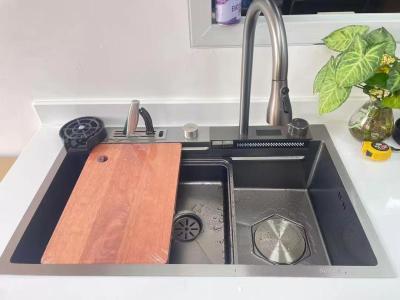 China Stainless Steel Single Bowl Sink with 18/10 Nickel Steel Material and Drainage System Solution for sale