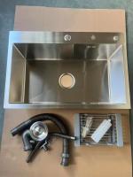 China 2 Bowls Stainless Steel Double Bowl Sink Overflow Included for Easy Maintenance for sale