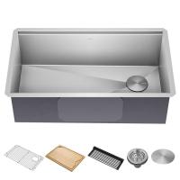 China Modern Style Topmount Kitchen Sink featuring 3.5 Inch Drain Opening Rectangular Bowl Shape for sale