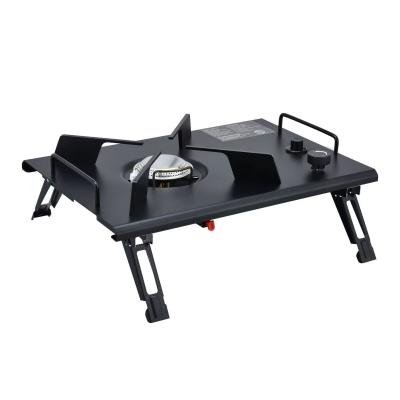 China Portable Charcoal BBQ Grill 2 Side Shelves and Customized Outdoor BBQ Equipment OEM ODM for sale