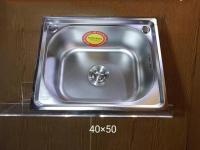 China Topmount Kitchen Sink Single Bowl With Drainboard 30 X 17 Inches One Or Two Holes for Kitchen Sink With Drainboard for sale