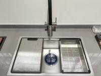 China 18/10 Nickel Steel Material Undermount Stainless Steel Single Bowl Sink with Required Overflow for sale