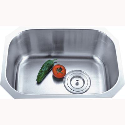 China Topmount Stainless Steel Single Bowl Sink 580 X 430mm Anti Corrosion for sale