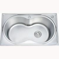 China Overflow Up To You Required Single Bowl SS Kitchen Sinks Square Design for sale
