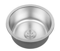 China 3-1/2'' Stainless Steel Single Bowl Sink Drop In Kitchen Sink 22 Gauge for sale