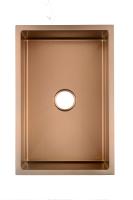 China Rose Gold Matte Black Kitchen Sink Undermount 18 Gauge for sale