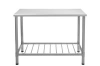 China 2 Layer Hotel Kitchen Stainless Steel Sink Stand 100x50cm for sale