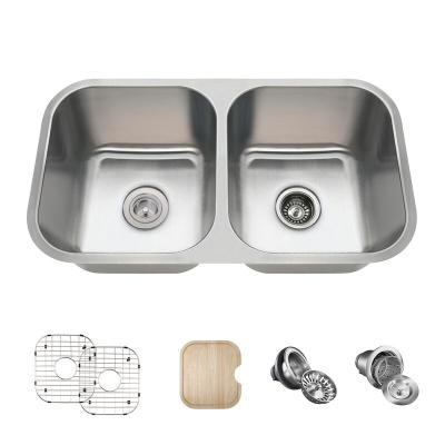 China SUS304 Rounded Corner Kitchen SS Sink for sale