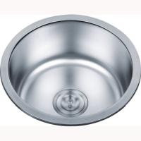 China PSON Round Undermount Stainless Steel Kitchen Sink 410*410*200mm for sale