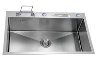 China 780*480MM Kitchen Handmade Sink Single Bowl Drop In Zero Radius for sale