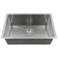 China Handmade Satin Stainless Steel Single Bowl Sink Rectangular Big Size for sale