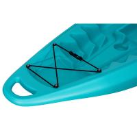 China Cross-border HDPE Plastic Children's Fishing Kayak Blow Molded Hard Boat Under 2m Length 55L Capacity 1-Person for sale