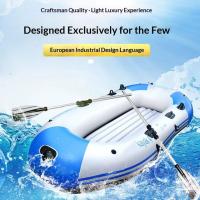 China New Thickened Inflatable Kayak Rubber Dinghy Fishing Boat Air-Cushion Craft Lifeboat Outdoor Watercraft 480L Capacity 2-5 for sale