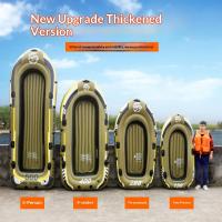 China New Thickened Inflatable Kayak Rubber Dinghy Fishing Boat Air-Cushion Craft Lifeboat Outdoor Watercraft 480L Capacity 2-5 for sale