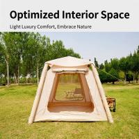 China Portable Inflatable Air Tent Foldable Double Layer Rainproof Camping Shelter 4.6 Sq m No Setup Outdoor Overnight Tent for sale