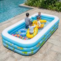 China Inflatable Swimming Pool for Children Home Outdoor Use Extra-Large Family Pool Colorful Durable Thick PVC Constant Temperature for sale