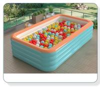 China Cross-border PVC Inflatable Rectangular Swimming Pool Portable Large-sized for Infants Adults Home Use Bathing Pool for sale