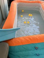 China Cross-border PVC Inflatable Rectangular Swimming Pool Portable Large-sized for Infants Adults Home Use Bathing Pool for sale