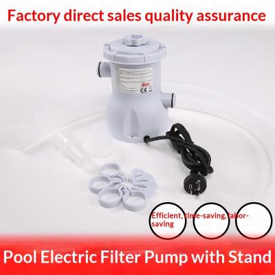 China Factory suppy US 110V Eu 220V Standard  PVC Material Filter Pump Swimming Pool 300-Gallon Household Outdoor Pool Cleaner Pump for sale