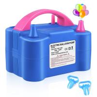 China Factory Dual-Purpose Electric Air Pump Double-Layer Balloon Inflator PP Material Portable Automatic for Wedding Room Decorations for sale
