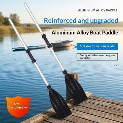 China Paddle Wholesale Outdoor Water Sports Aluminum Alloy Rowing Paddle Kayak Inflatable Boat Hand-cranked Thickened Oar Paddleboard for sale